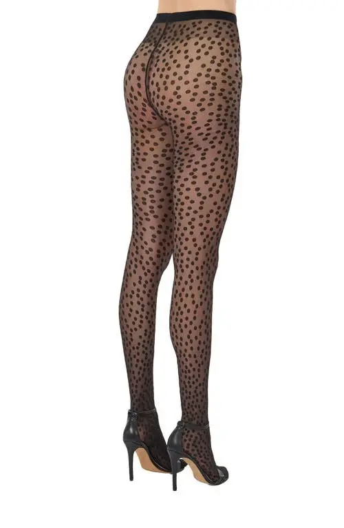 Wolford Sweet Dots Tights - Black