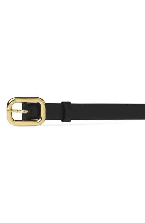 FRAME Rounded Buckle Leather Belt
