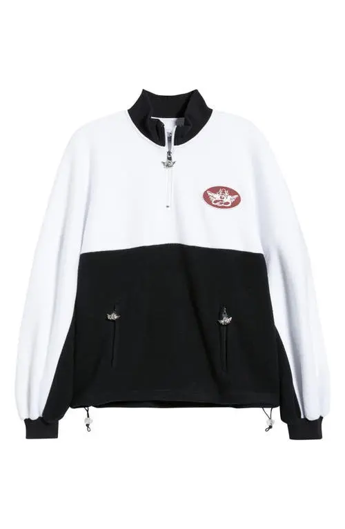 BOYS LIE Sideline Colorblock Half Zip Sweatshirt
