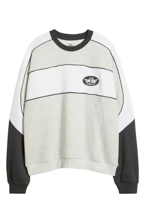 BOYS LIE Heathered Oversized Sweatshirt