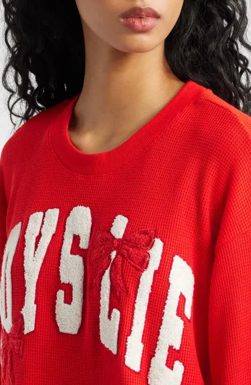 BOYS LIE Wrap Me In A Bow Kara Crewneck Sweatshirt