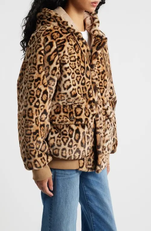 BOYS LIE Cheetah Manhunt Fleece Zip Hoodie