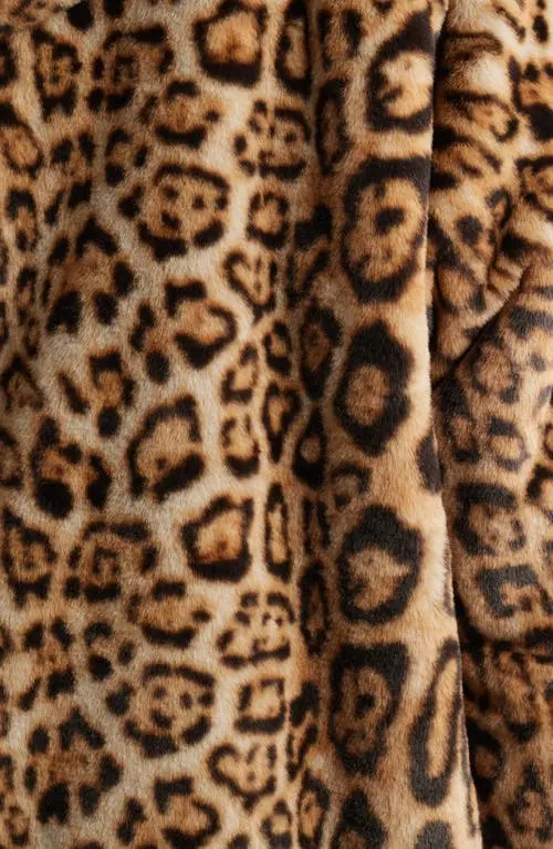 BOYS LIE Cheetah Manhunt Fleece Zip Hoodie