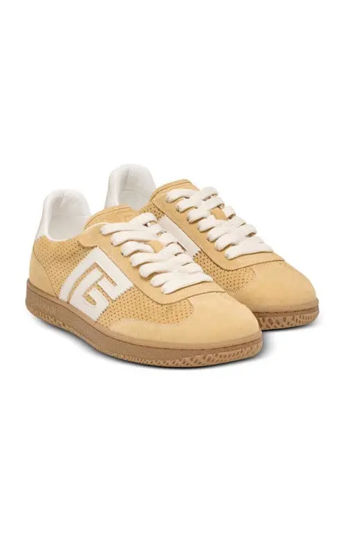 Balmain Swan Suede Trainers - Beige