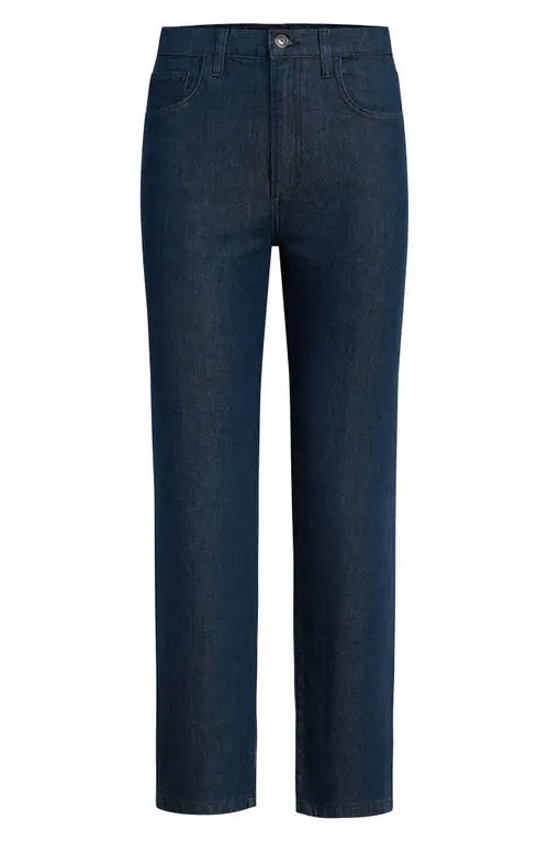FAVORITE DAUGHTER The Valentina High-rise Straight Leg Ankle Jeans - Pepper