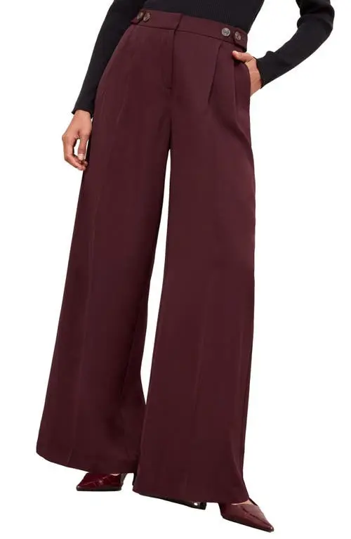 FRIENDS LIKE THESE Pleated Wide Leg Trousers