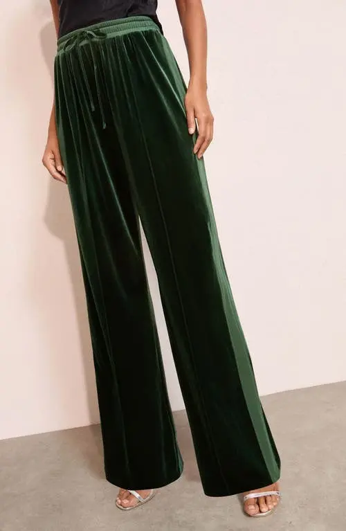 FRIENDS LIKE THESE Velvet Wide Leg Pants