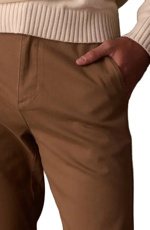 THE NORMAL BRAND Stretch Straight Leg Chino Pants - Russet