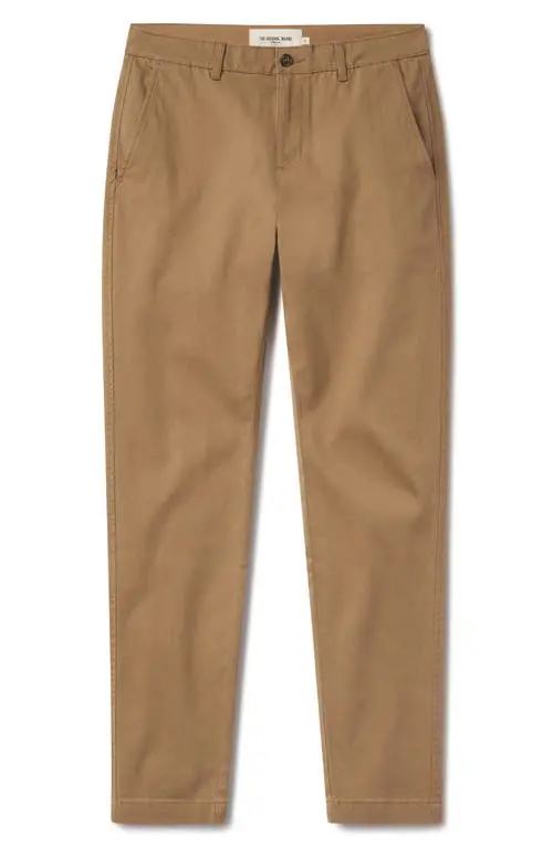 THE NORMAL BRAND Stretch Straight Leg Chino Pants - Russet