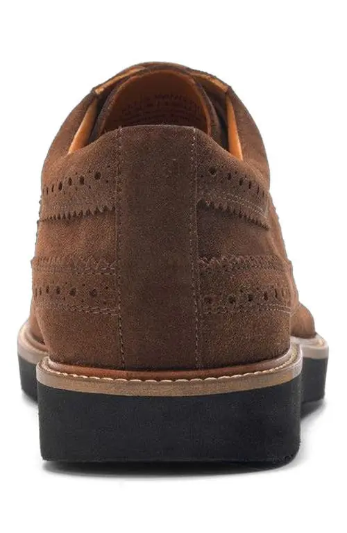 A. VEER Ellis Wingtip Oxford - Tobacco Suede