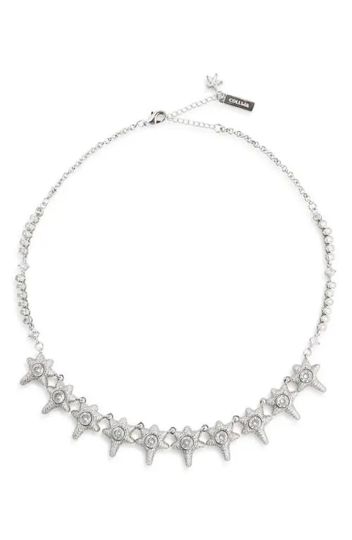 Collina Strada Charm Necklace - Crystal Clear