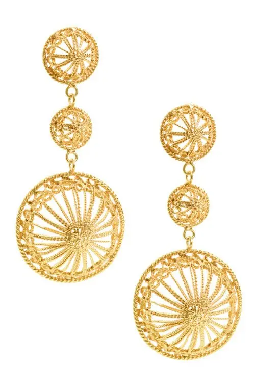 FREYA ROSE Amira Drop Earrings - Gold