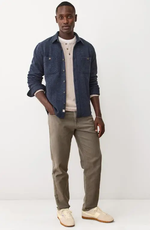 Marine Layer Pacifica Herringbone Stretch Twill Overshirt
