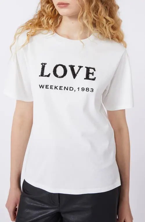 Max Mara Embellished Graphic T-shirt
