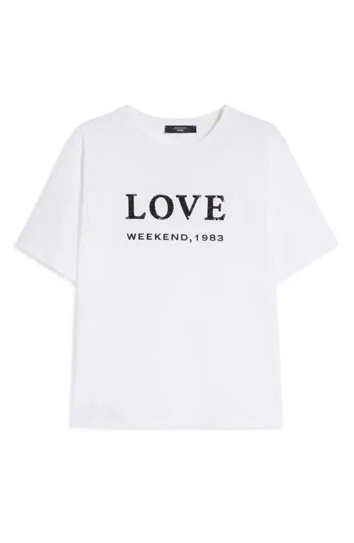 Max Mara Embellished Graphic T-shirt