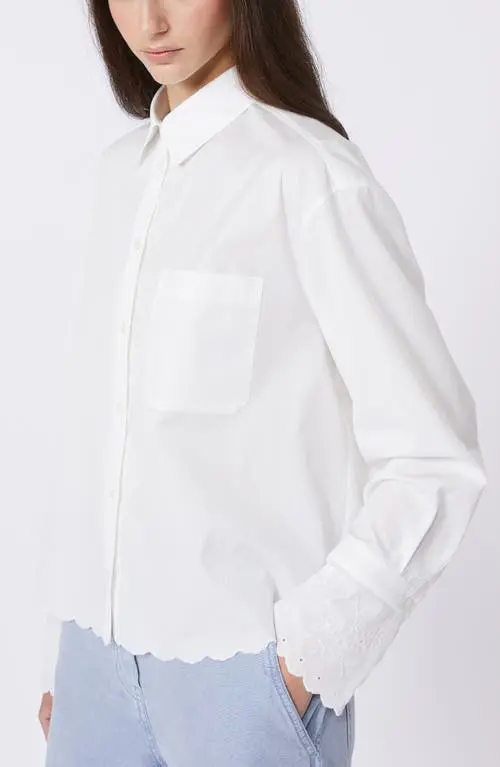 Max Mara Eyelet Button-up Shirt