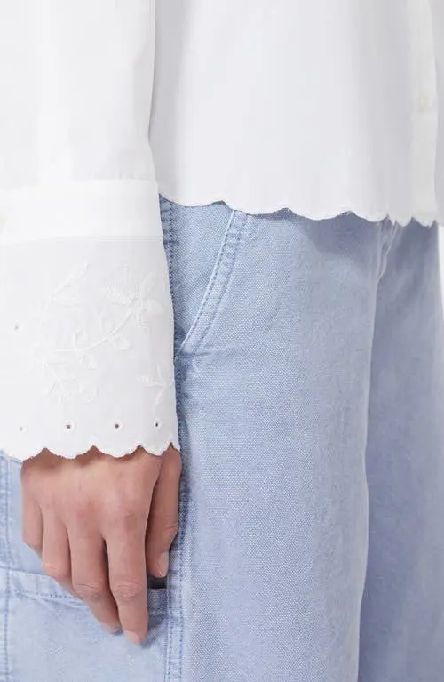 Max Mara Eyelet Button-up Shirt
