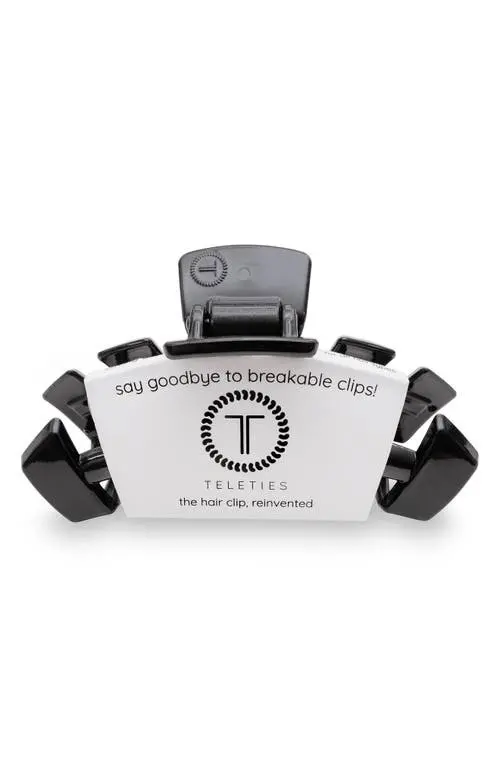 TELETIES Classic Claw Clip - Jet Black