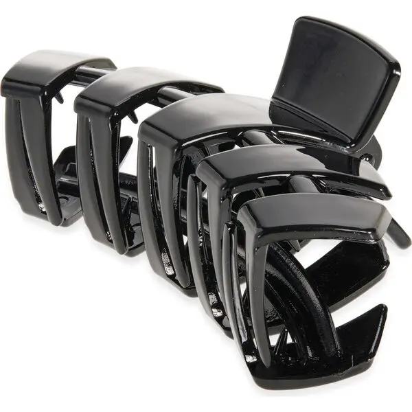 TELETIES Classic Claw Clip - Jet Black