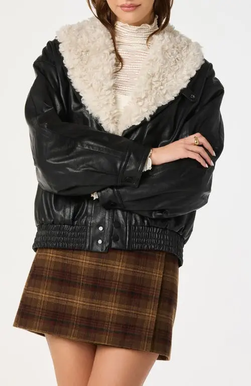 Astr The Label Jonyssa Faux Leather Jacket