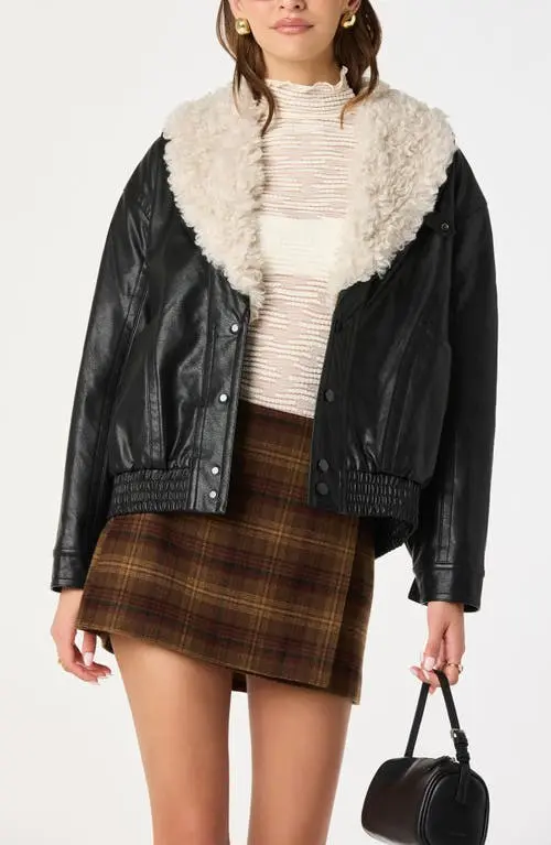Astr The Label Jonyssa Faux Leather Jacket