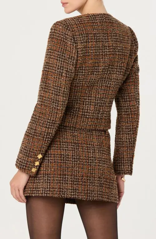 Astr The Label Kyleigh Tweed Jacket