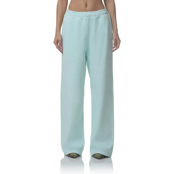 AFRM Cotton Straight-leg Sweatpants - Icy Morn