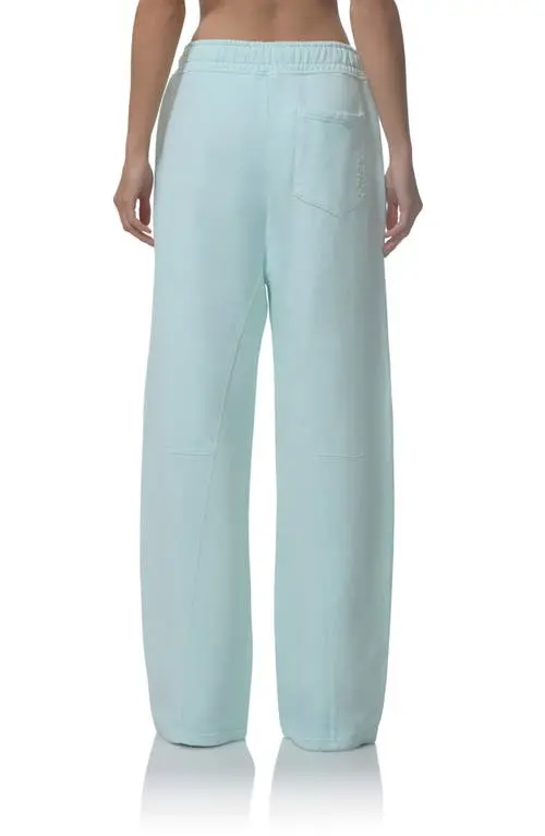 AFRM Cotton Straight-leg Sweatpants - Icy Morn