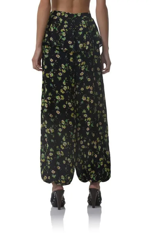 AFRM Graciela Floral Ankle Wide Leg Pants