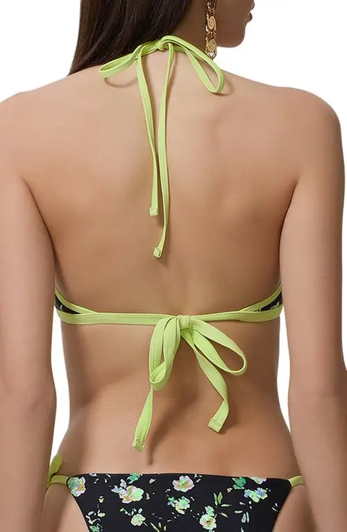 AFRM Mykonos Triangle Bikini Top - Citrus Daisy