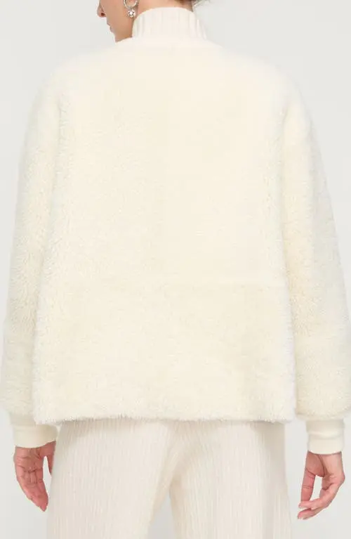 Lafayette 148 New York Genuine Shearling Reversible Jacket
