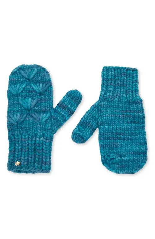 Lele Sadoughi Ski Town Motley Mittens - Peacock