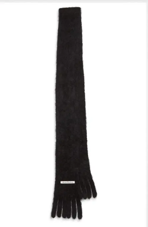 Acne Studios Winter Kinna Mohair & Wool Skinny Scarf