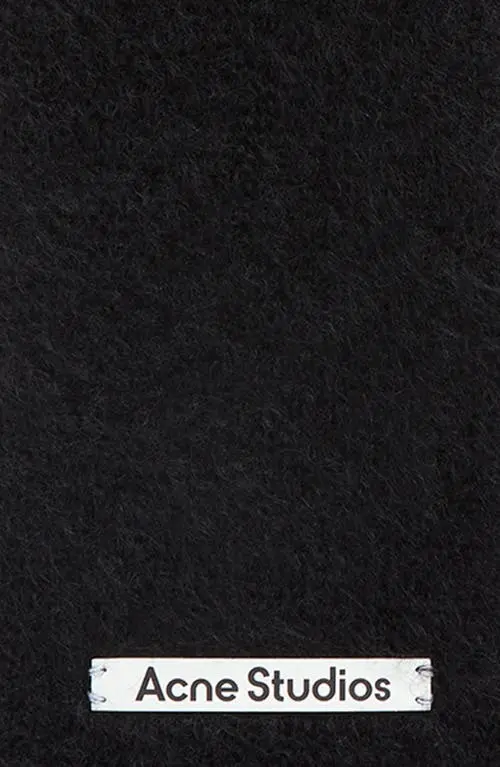 Acne Studios Winter Kinna Mohair & Wool Skinny Scarf