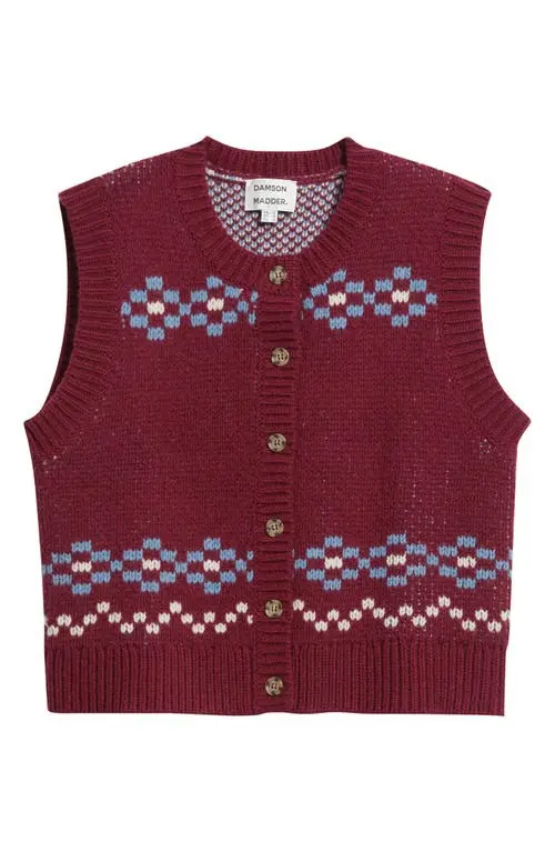 DAMSON MADDER Sofie Wool Sweater Vest