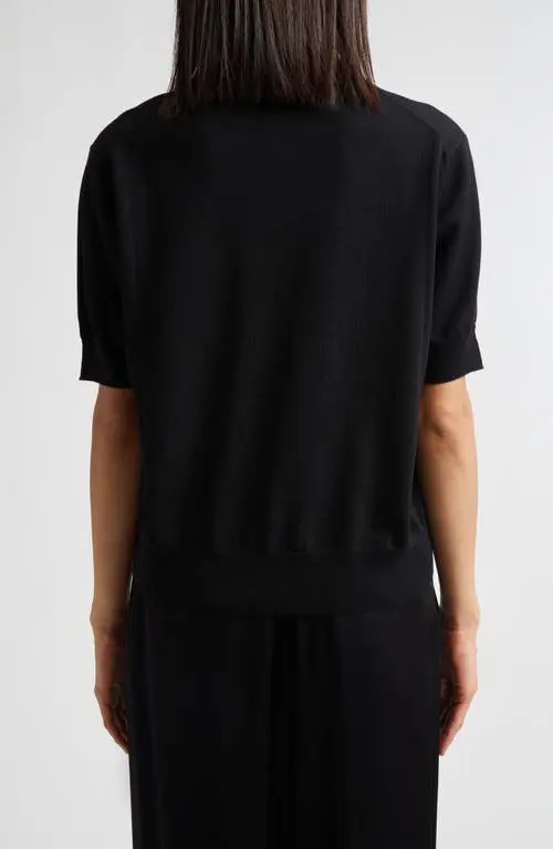 JIL SANDER Piped Merino Wool Sweater