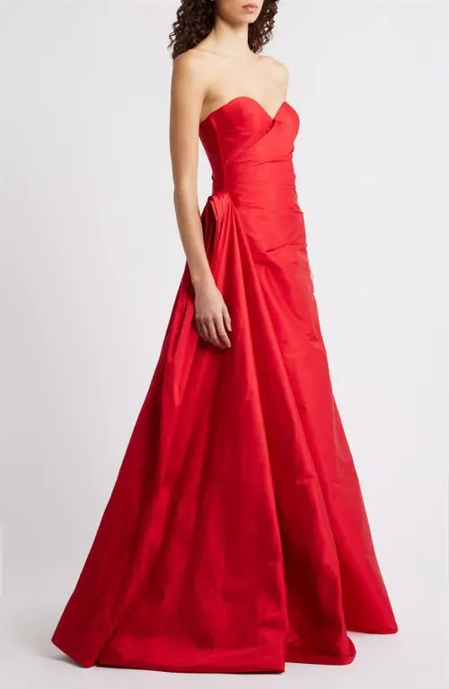Chiara Boni La Petite Robe Lilya Strapless Taffeta Ballgown
