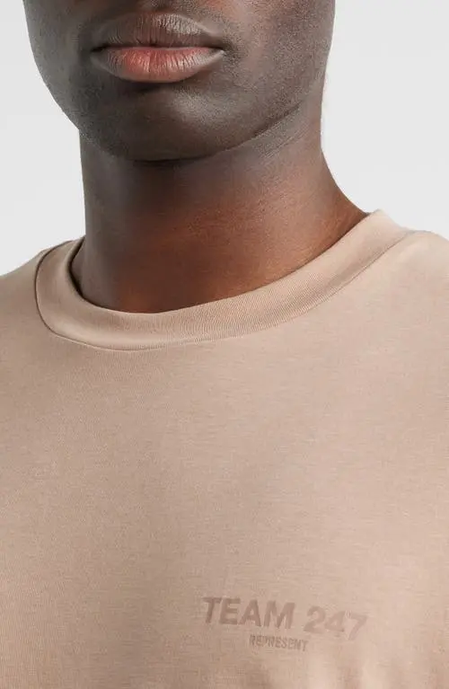 247 BY REPRESENT Team Oversize Graphic Tank - Clay