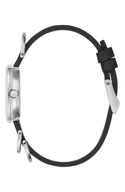 Rag & Bone Rory Leather Strap Watch - Black