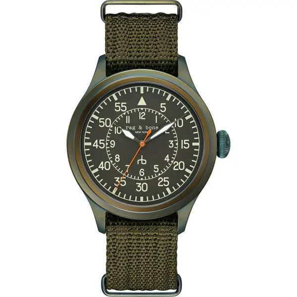 Rag & Bone Archer Pilot Watch - Black