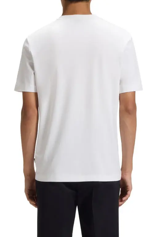 BOSS Thompson Cotton Logo Graphic T-shirt - White