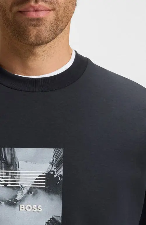 BOSS Graphic Crewneck Sweatshirt