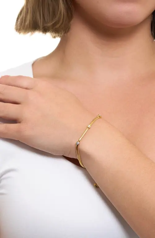ATHRA LUXE Herringbone Cubic Zirconia Bracelet