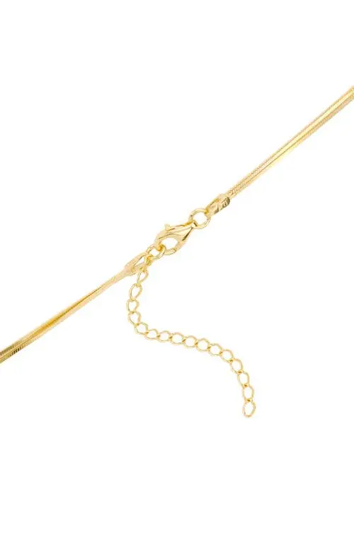 ATHRA LUXE Double Chain Beaded Necklace