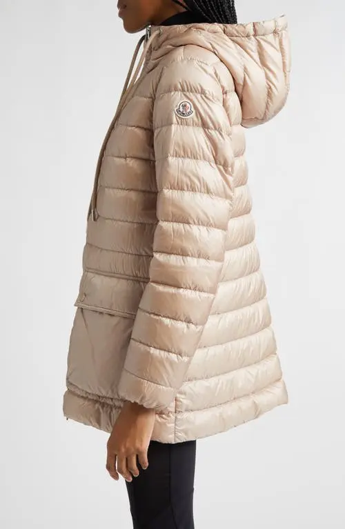 Moncler Jasmin Quilted Hooded Down Puffer Parka - Neutral