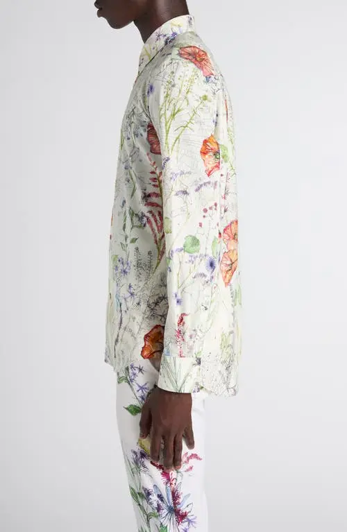 Alexander McQueen Floral Shop Button-up Shirt