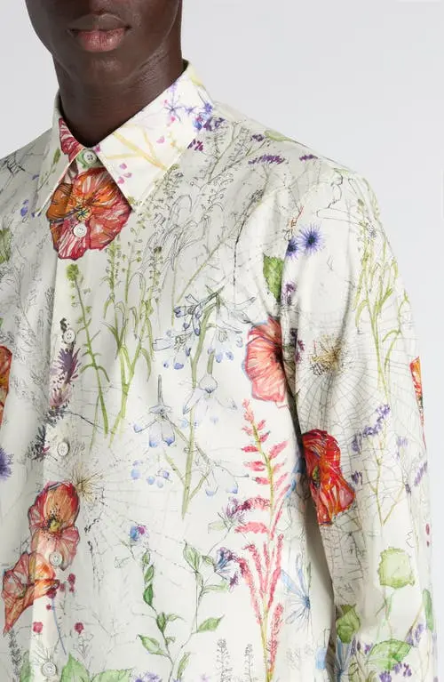 Alexander McQueen Floral Shop Button-up Shirt
