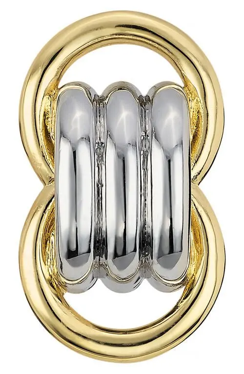 ATHRA LUXE Double Circle Drop Earrings