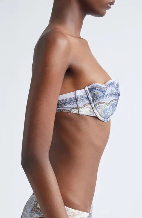 Zimmermann Wanderlust Scalloped Balconette Bikini Top