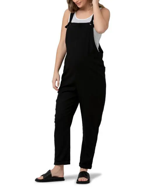 RIPE MATERNITY Poppy Linen Jumpsuit